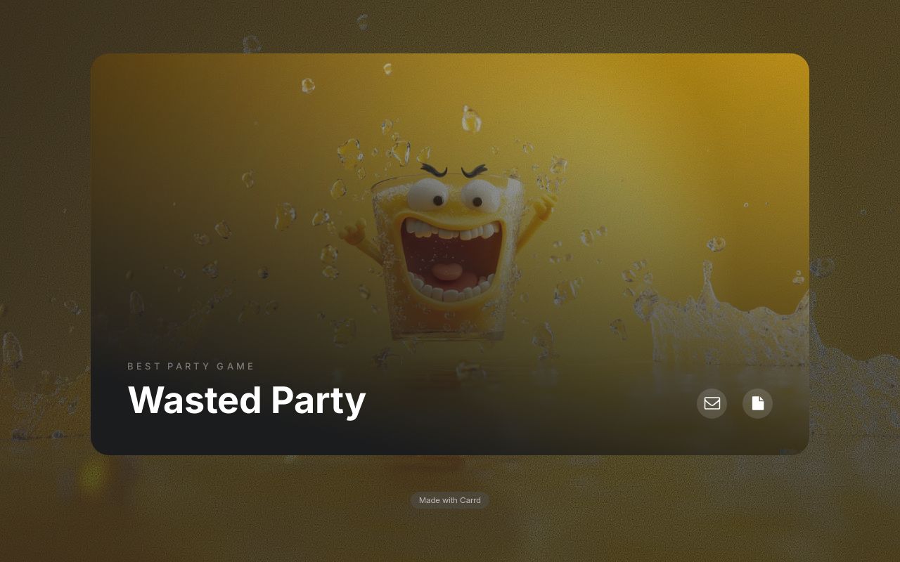 Wasted - The Ultimate Party Game App for Unforgettable Fun